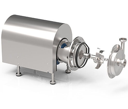 Hygienische Edelstahl-Kreiselpumpe FP2+ - Verder Liquids